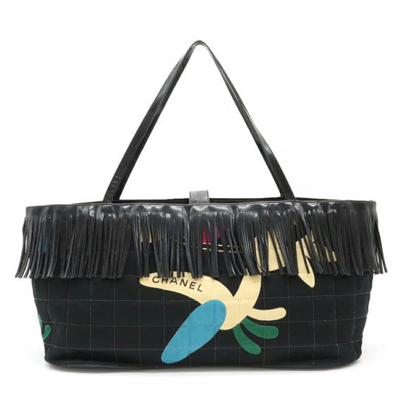 CHANEL | Bags | Chanel Chanel Chocolate Bar Tote Bag Handbag Shoulder ...